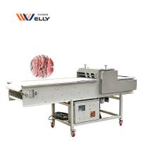 China Conveyor Type Food Ring Segment Cutting Machine for Squid Chicken Leg Chili Octopus Processing for sale