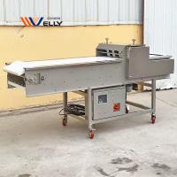 China Conveyor Type Food Ring Segment Cutting Machine for Squid Chicken Leg Chili Octopus Processing for sale