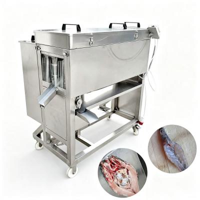 China Automatic Fish Back Opening Machine SUS304 for Channel Catfish Tilapia Snakehead Grass Carp Aquatic Processing Factory for sale