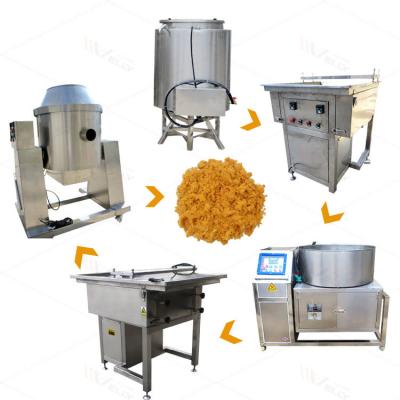 China Factory Supply Pork Beef Floss Shredder Frying Production Line Meat Floss Machine for Small Business for sale