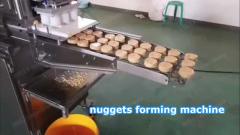 Automatic Meat Patty Chicken Nugget Forming Machine
