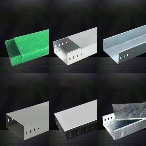 Quality Corrosion Resistant Fireproof Cable Tray  Side Rail Height Of 25-200mm For Building Construction for sale
