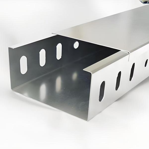 Quality Suspended Rectangular Sheet Metal Cable Tray For Indoor And Outdoor Installation for sale