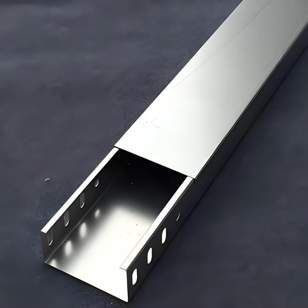 Quality Adaptable Stainless Steel Raceway Cable Tray / Suspended Wall Mounted Cable Tray With Cover for sale