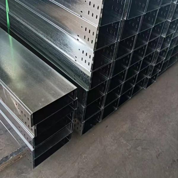 Quality Non Flammable Fire Resistance Galvanized Wall Mounted Cable Tray Installation for sale