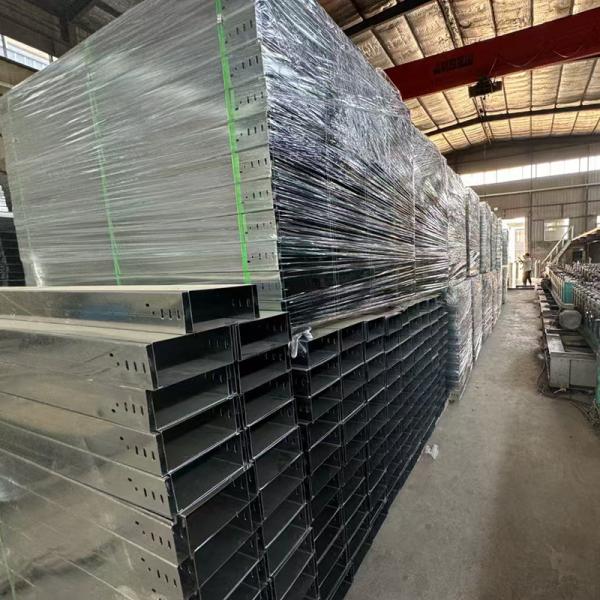 Quality Floor Mounted Galv Cable Tray Non Flammable Fire Resistance And Simple Installation Cable Tray Galvanised for sale
