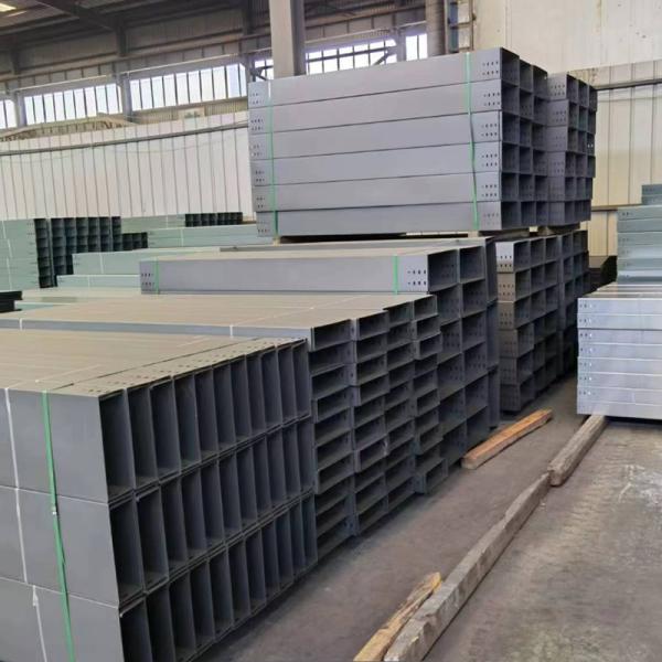 Quality Silver Fire Resistant Cable Tray Stainless Steel Width 100mm-1000mm For Customer Requirements for sale