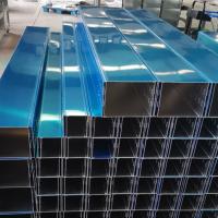 China Lightweight And Flexible Aluminum Solid Bottom Type Cable Tray Safety for sale