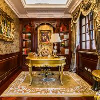 China Excellent Prayers Restaurants Hand Tufted Wool Rugs with Customizable Silk Pattern Style for sale