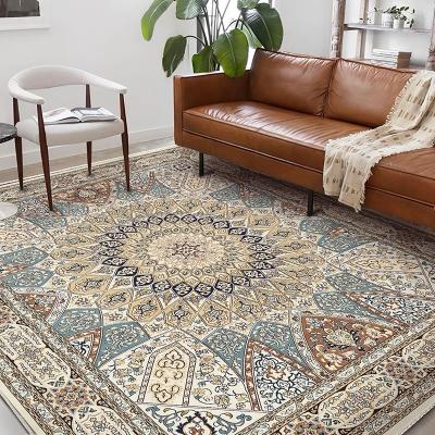 Cina Decorazione di casa Vintage di moda Area del soggiorno tappeto grande lavaggio d'acqua morbido tappeto in vendita