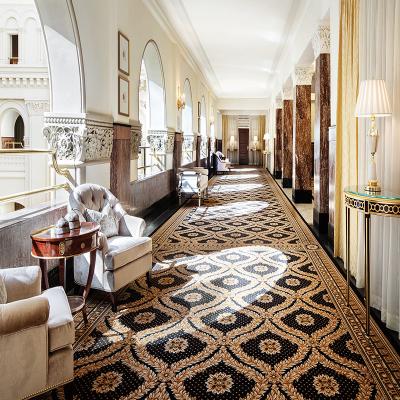 Cina Corridoio della camera d'albergo Anti-slip Tapis de nylon tufted parete a parete con disegno astratto in vendita