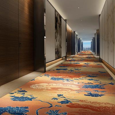 China Commercial Modern Luxury Axminster Carpet for 5-Star Hotel Lobby Design Wall-to-Wall for sale