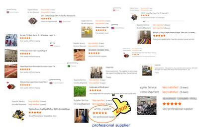 Cina 8*10 tappeti e tappeti lavabili personalizzati per la decorazione del pavimento domestico in vendita