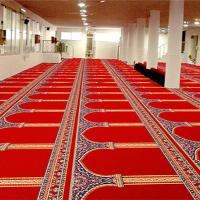 Quality Mosque Prayer Carpet 100% Acrylic Hand Tufted Solution Dyed Islamic Floor for sale