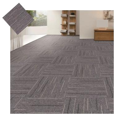 Cina Piastrelle per tappeti Pechino 50x50 Luxury Hotel PP Jacquard Commercial Office Pavimento in PVC Antislip in vendita