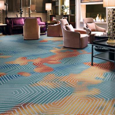 Cina Affidabile Rectangle Axminster 5 Star Hotel Pavimento tappeto con disegno personalizzato in vendita