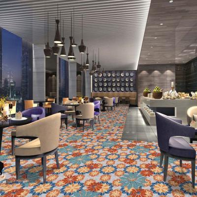 Cina Affidabile Rectangle Axminster 5 Star Hotel Pavimento tappeto con disegno personalizzato in vendita