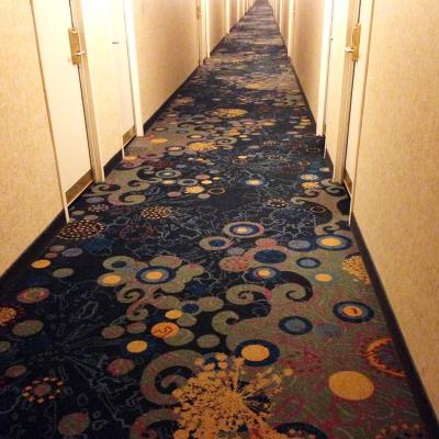 China Customized Print Floral Pattern Luxury Muslim Mosque Floor Mat for Office Hotel and Residential for sale