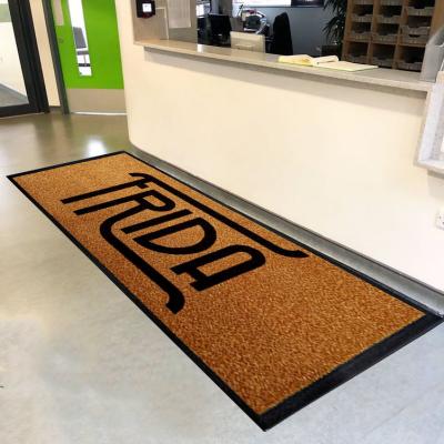 China Nitrile Rubber Backing Multi-Function Synthetic Turf Gym Mat with Custom Printing for sale