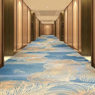 China Rectangle Axminster Carpet Wall To Wall Print Moquette Carpets for 5 Star Hotel Lobby for sale