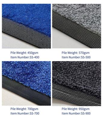 China Carpet Door Mat Non Slip PVC Coil Floor Cushion for Welcome Entrance Front Door Mats for sale
