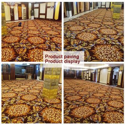 Cina Rettangolo larghezza 4m 100% Nylon Stampato Broadloom Cut Pile Hotel Room Carpet Usato in hotel in vendita