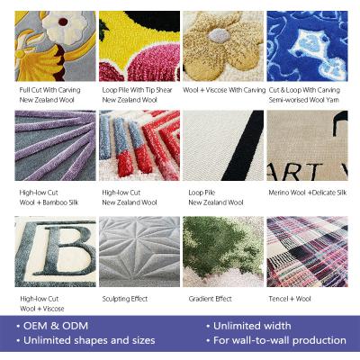 Cina Supporto personalizzazione Anime stile tessuto poliestere tappeto di cotone per la decorazione domestica in vendita