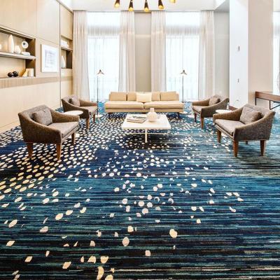 Cina Tappeto per camere d'albergo commerciale in nylon con disegno stampato per sale da ballo e corridoio dell'hotel in vendita