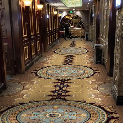 China Handgemaakte houten zijde hotelkamer tapijt voor banketzaal gebedskamer geweven door ALFOMBRA Te koop