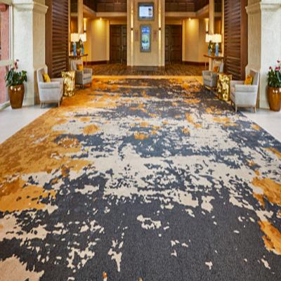 China Nylon geprinte bloemen tapijt voor de gang Hotel stijl tapijt Luxe Commercieel Te koop