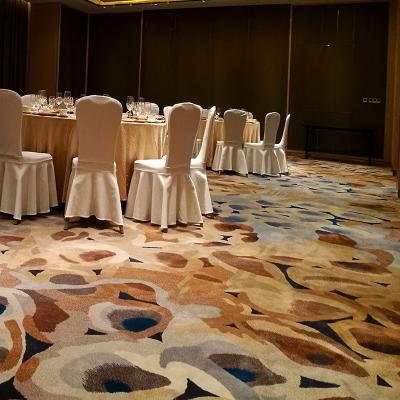 Cina Tappeto da pavimento in lana grigia moderna e nylon per i corridoi delle camere degli hotel in vendita