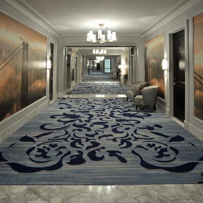 China Alfombra de hotel de nylon cortada a medida La solución definitiva para los pasillos a prueba de fuego en venta
