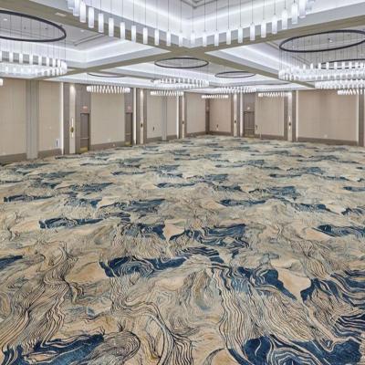 Cina Abstract Pattern Hotel Lobby Hall Tappeto morbido in nylon per ufficio e camera da letto moderni in vendita