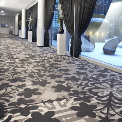 Cina Abstract Pattern Hotel Lobby Hall Tappeto morbido in nylon per ufficio e camera da letto moderni in vendita