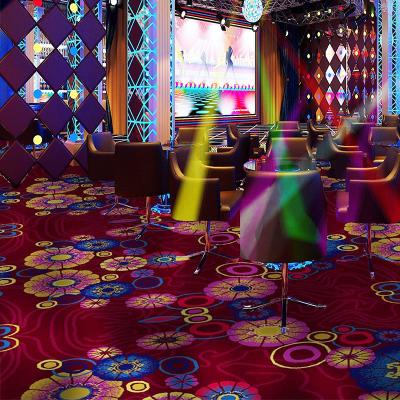 Cina Tappeto Axminster a prova di fuoco personalizzato per night club in nylon e lana in vendita
