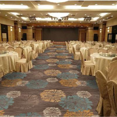 Cina Antimicrobici Star Hotel Da parete a parete Lana Moquette Machine Tufting Corridoio Corridoio tappeti 3d in vendita