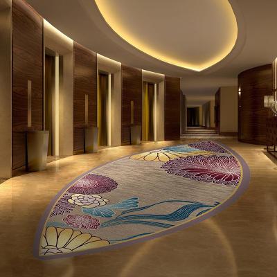 Cina Hotel Home Office Corridoio Preghiera Anti-Slip Tappeto di Nylon Stampato con Loop Pile Design in vendita