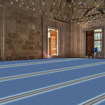 China Kerk gesneden stapel moslim wand tot muur gebed tapijt rol met klantvereisten Te koop