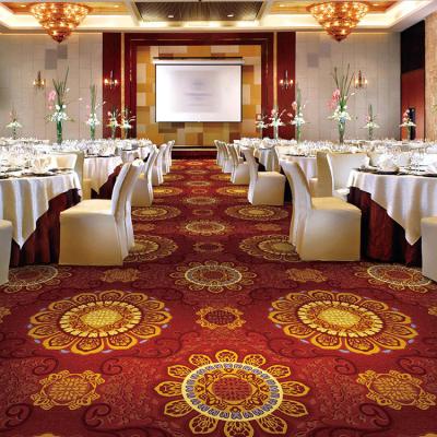 China Custom 100% wol Nylon gedrukte tapijt voor thuis Hotel gebeden gesneden stapel Tufted rollen slaapkamer Te koop