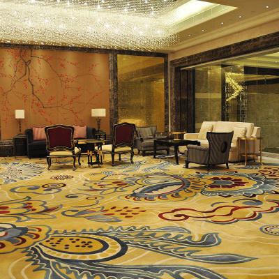 China Voorbeeld milieuvriendelijk Nylon gedrukt muur aan muur Hotel Modern Design Ballroom tapijt Te koop