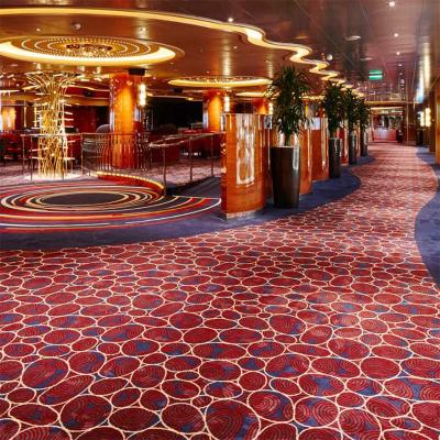 China Hotel Carpet Luxury Wall To Wall Carpet With Cut Pile Pattern Rectangle for sale