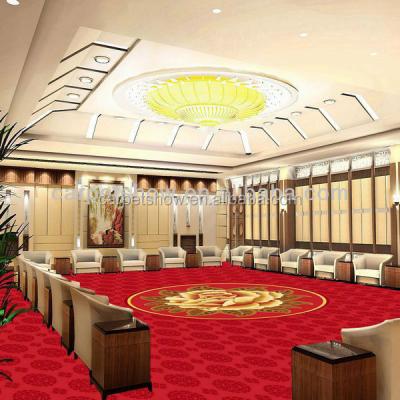 China PP Backing 7x7 7x8 7x9 7x10 7x11 7x12 Axminster Carpet Wall to Wall Broadloom Carpet 5star Luxury Hotel Carpet for sale