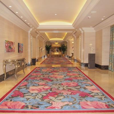 China Plain Style 7x7 Axminster Carpet Wall to Wall Broadloom Carpet for 5star Luxury Hotel for sale