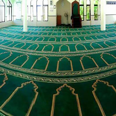 China Carpete de mesquita 100% acrílico de mão para sala de oração 10 mm de espessura à venda