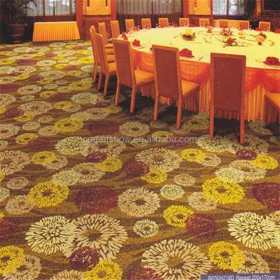 China 7mm altura de pilha Axminster Tapete para hotel e cinema Solução de piso à venda
