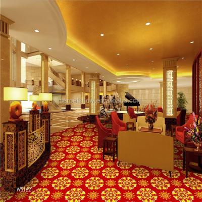 China 7mm altura de pilha Axminster Tapete para hotel e cinema Solução de piso à venda