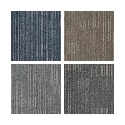 Cina Portali impermeabili in nylon quadrato o rettangolare forma PVC modulare Office Carpet Tile 50*50cm in vendita