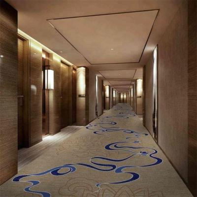 China Hotel Hallway PET FRIENDLY 100% Nz Wool Axminster Carpet with Luxury Customized Design for sale