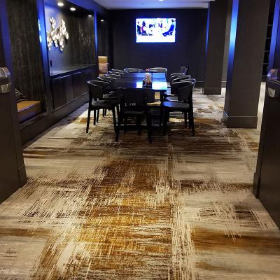 China Op maat gemaakte Axminster tapijt voor nachtclub en 5 sterren hotel vloerversiering Te koop