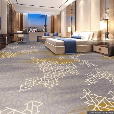 China Tapete tecido a máquina com pilha cortada Construção no corredor do lobby do hotel de luxo 5 estrelas à venda